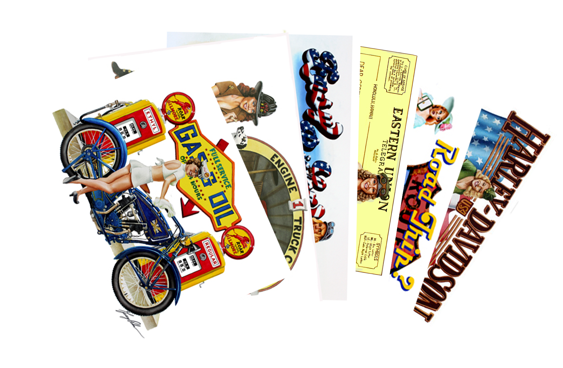 CBX6. Vintage Motorcycles Greeting Card Set - Garry Palm